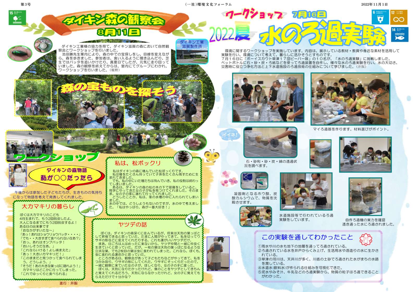 環境文化フォーラム – りゅうちゃんのワイガヤ保健局